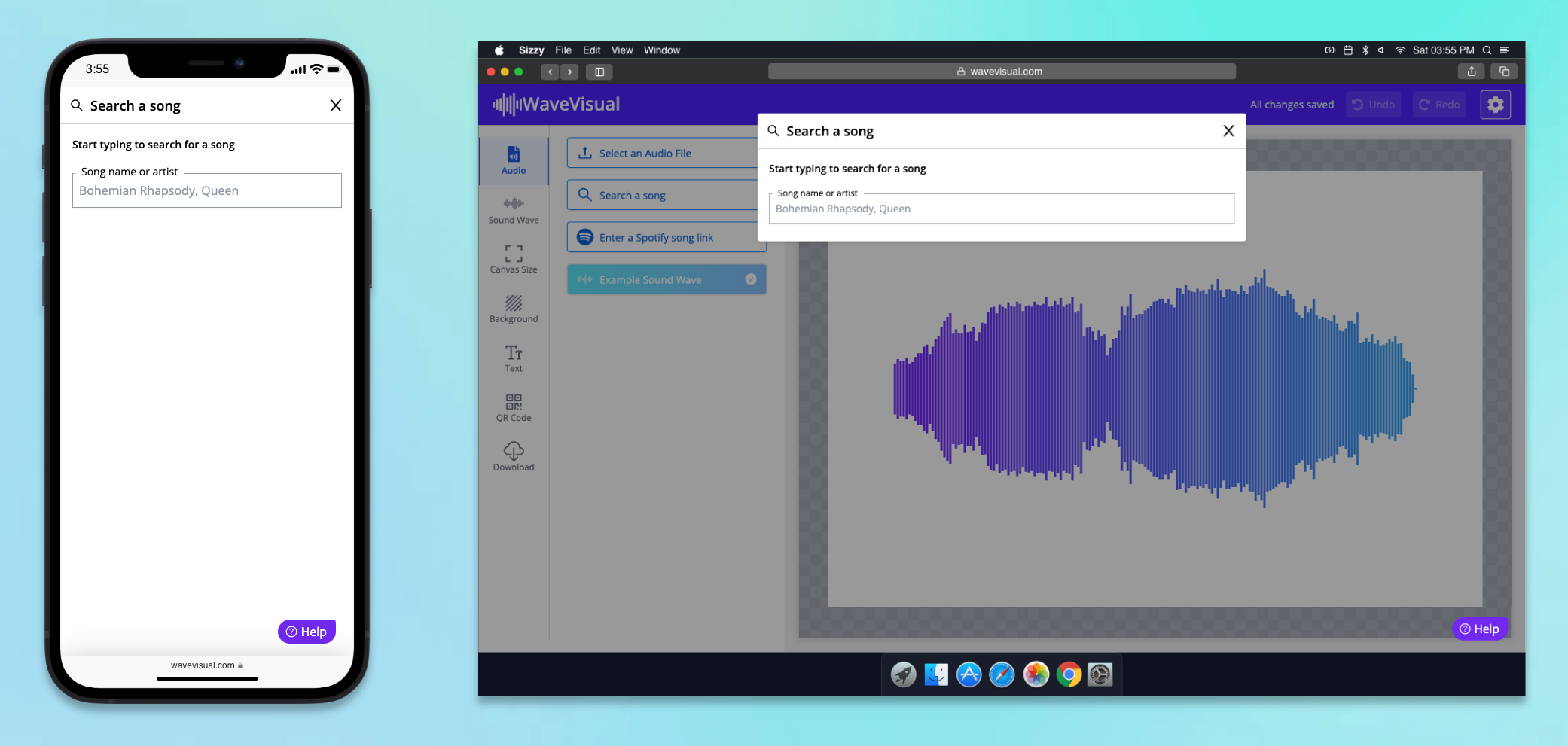 Generating Sound Waves from Spotify Songs