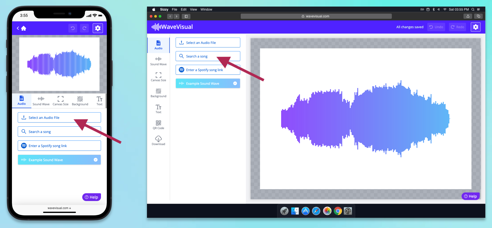 Generating Sound Waves from Spotify Songs