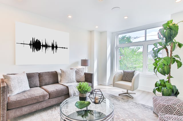 Sound Wave Art - Printed on Poster