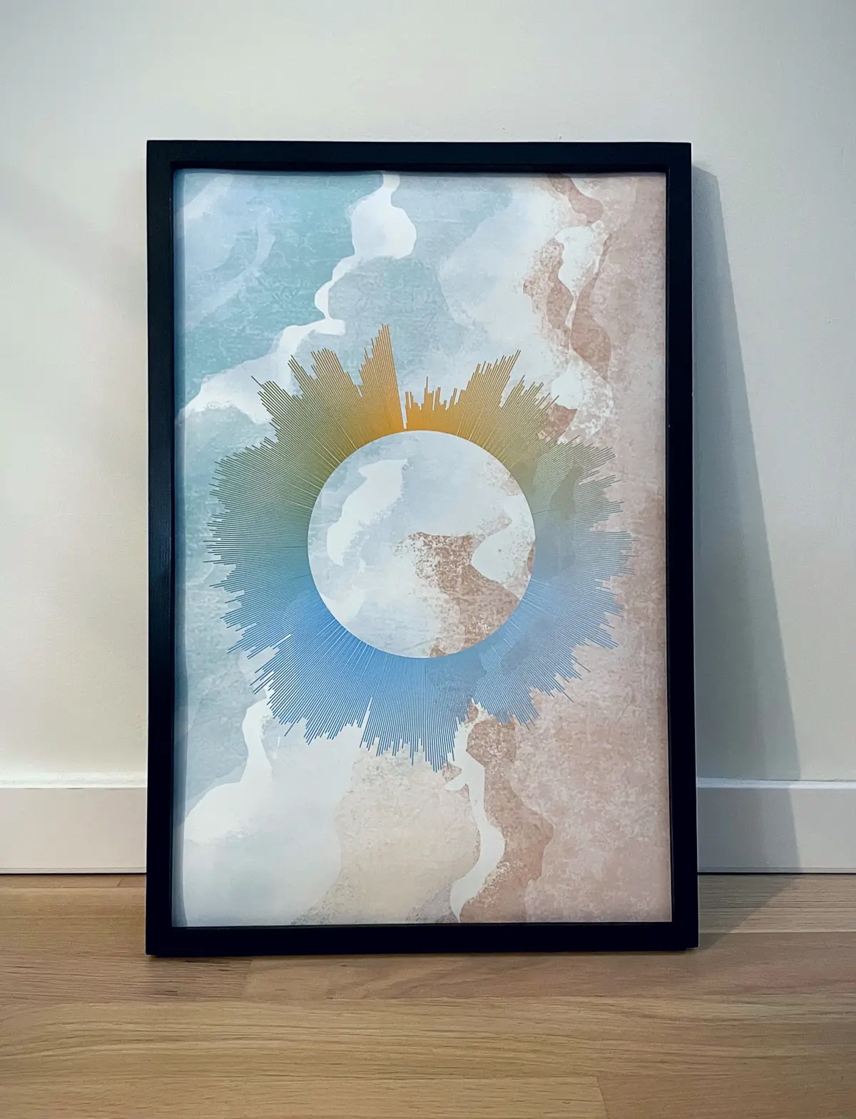 Sound Wave Art - Printed on Poster